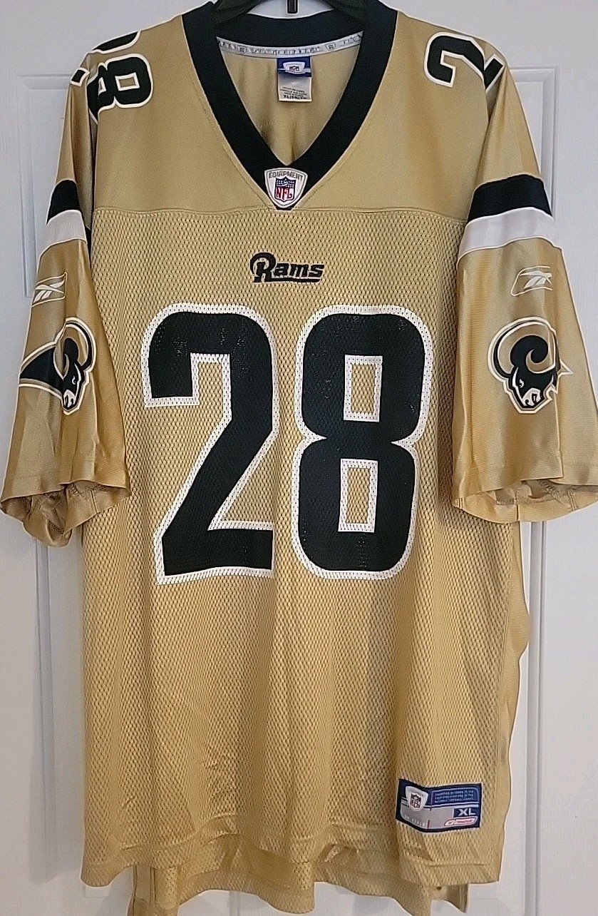 Vintage Marshall Faulk St Louis Rams Jersey Reebok Mens XL | eBay