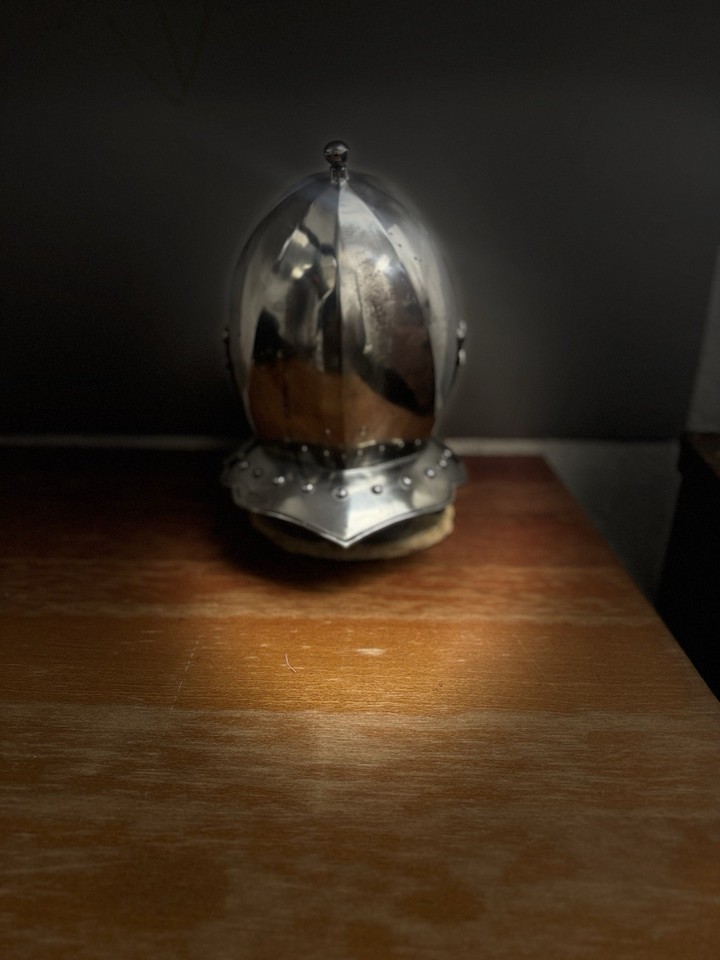 Burgonet Steel Medieval Helmet LARP | eBay