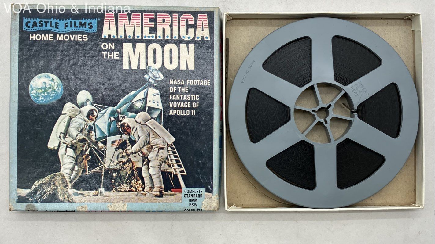 Vintage 8mm Film Lot (2) Gemini 4 Space Walk & Apollo 11 Moon NASA ...