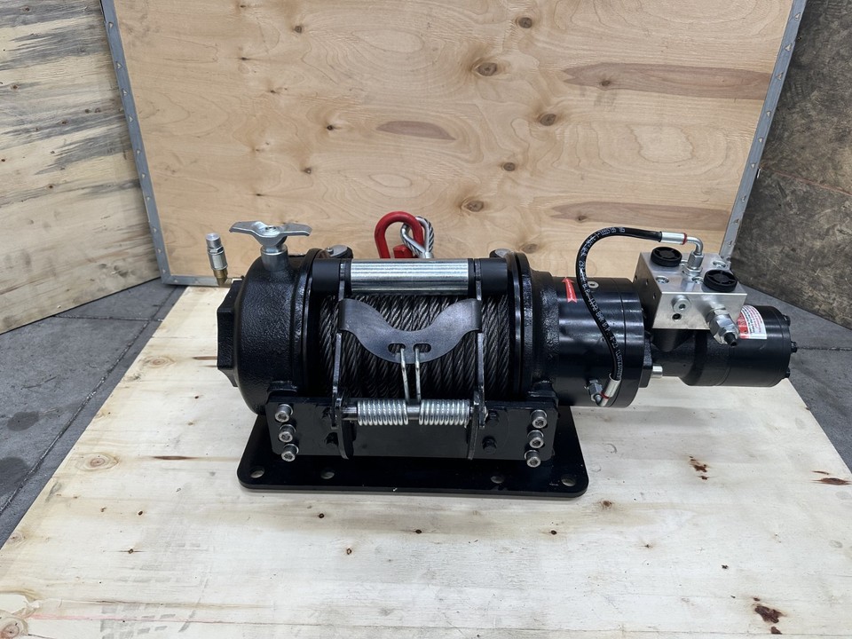 TORA | 18000 LBS Hydraulic Winch Including Hook & 82 ft Steel Cable | eBay