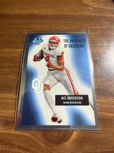 NIC ANDERSON 2024 Bowman Chrome U University 1955 Bowman #55B-25 | eBay