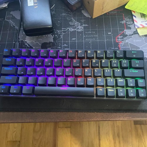 Geek GK64 64 RGB Backlit Mechanical Keyboard, Gateron Switch | eBay