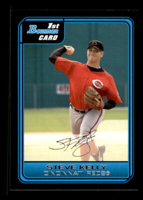 2006 Baseball Bowman Steve Kelly Cincinnati Reds #B15 Prospect | eBay