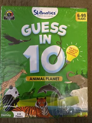(NIB Sealed) Skillmatics Guess in 10 Animal Planet Card Game | eBay