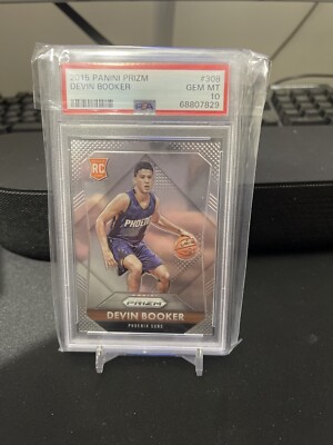 Devin Booker 2015-16 Panini Prizm Rookie Card #308 PSA10 GEM MT | eBay