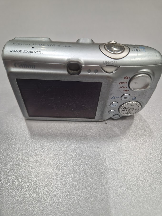 Canon IXUS 970 IS 10.0MP Digital Camera 5X Optical Zoom Silver For ...