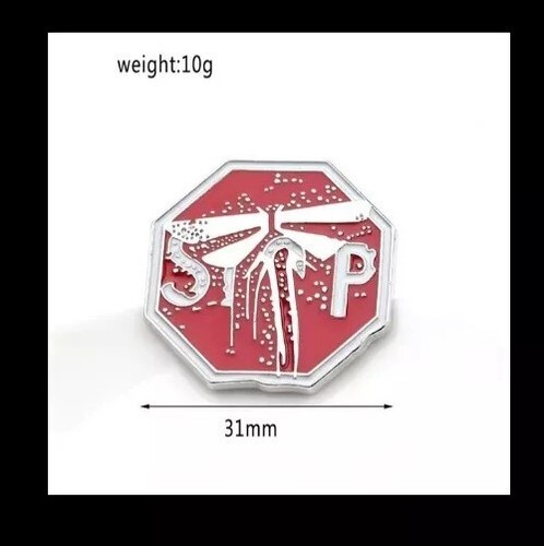 The Last Of Us Firefly Stop Sign Pin Badge Bag Charm NEW Ellie FREE ...