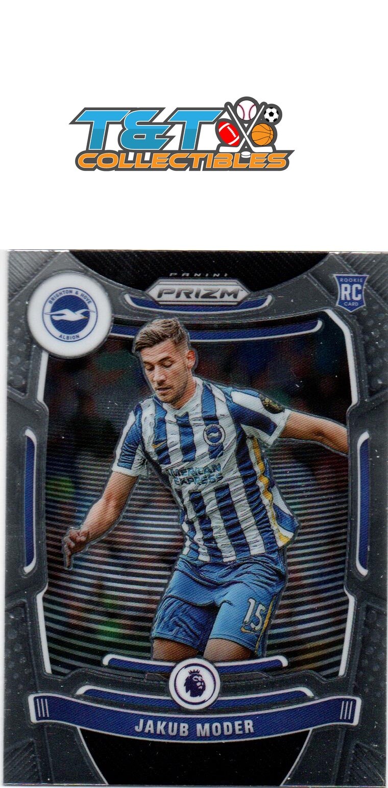 2021-22 Panini Prizm Premier League #191 Jakub Moder Brighton & Hove ...