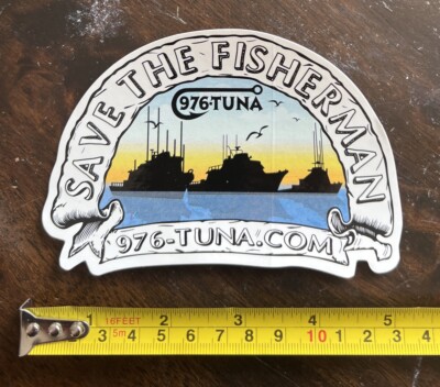976-TUNA.COM SPORTFISHING CHARTER DECAL STICKER outdoors marine deepsea ...
