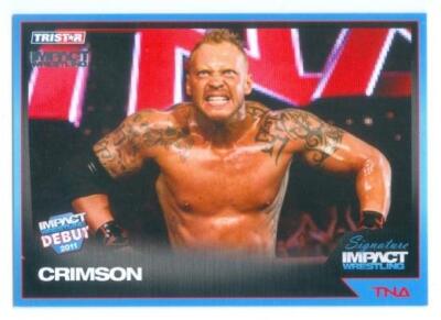 CRIMSON "SILVER PARALLEL BASE #21 /50" TRISTAR TNA SIGNATURE IMPACT | eBay