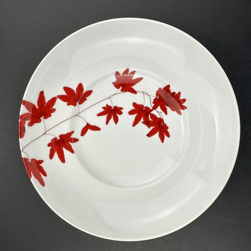 Mikasa PURE RED Soup Bowl Red Japanese Maple Leaves MINT Condition | eBay