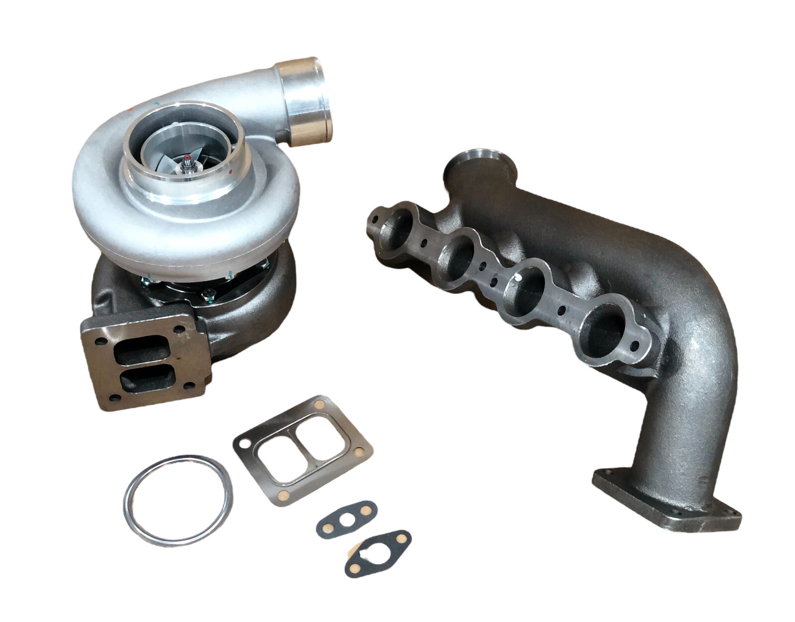 GT45 Turbo Manifold FOR Silverado Sierra Turbocharger Vortec LS 4.8 5.3 ...