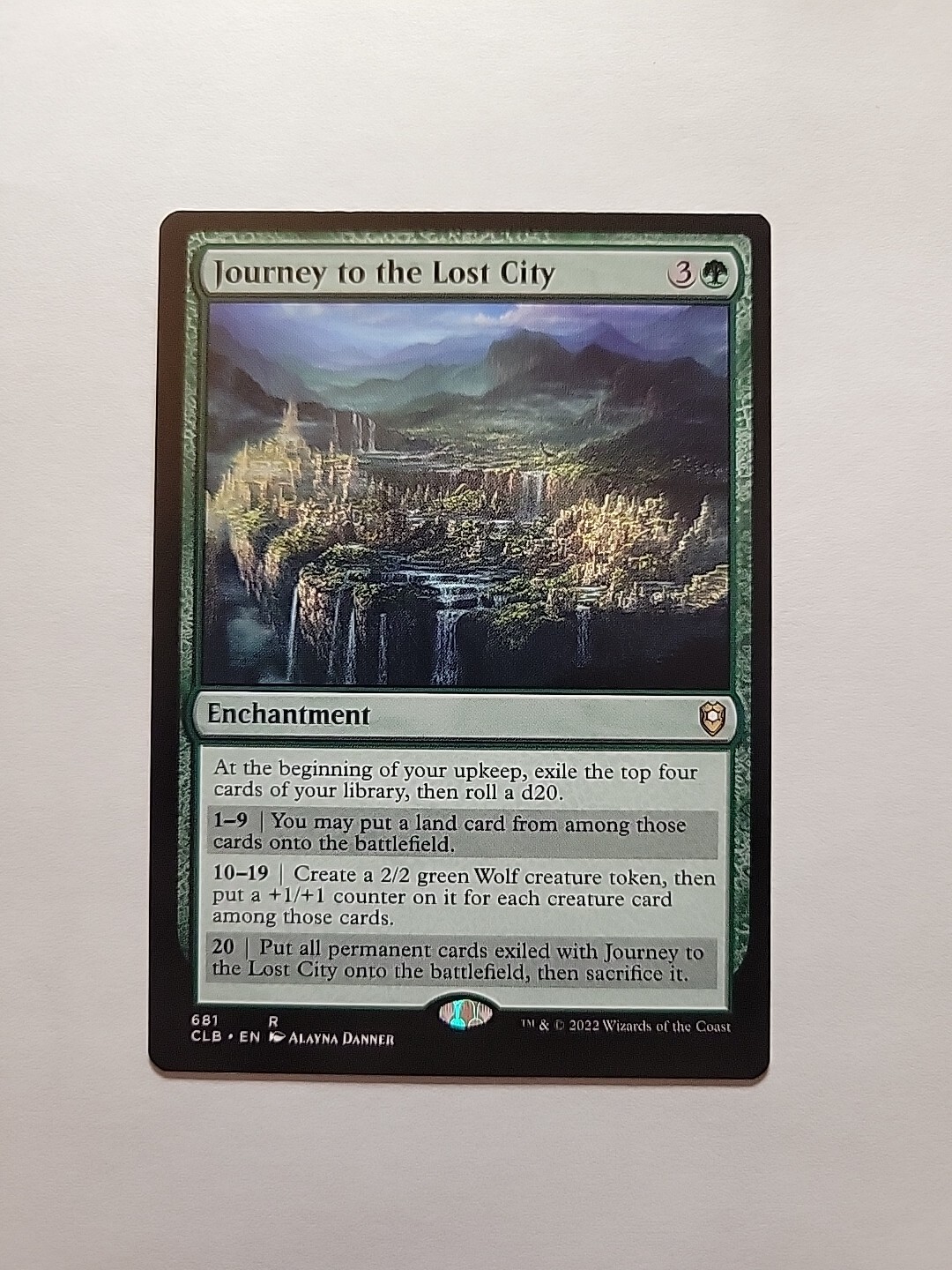 MTG Journey to the Lost City Commander Deck: Commander Legends: Battle ...