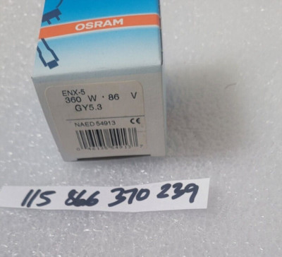OSRAM ENX-5 Projector Lamp Bulb 86V 360W Long-Life Version GY5.3 | eBay