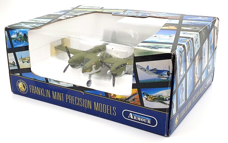 Franklin Mint 1/48 Scale Aircraft B11E186 - P38J Lightning "Jack" USAF ...
