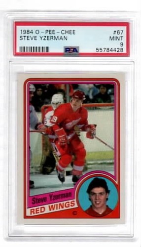 1984 o-pee-chee Hockey #67 Steve Yzerman Rookie Card PSA 9 | eBay