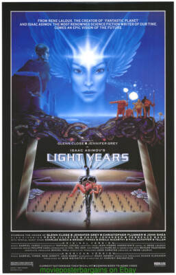 LIGHT YEARS MOVIE POSTER 1988 ANIMATION aka GANDAHAR | eBay