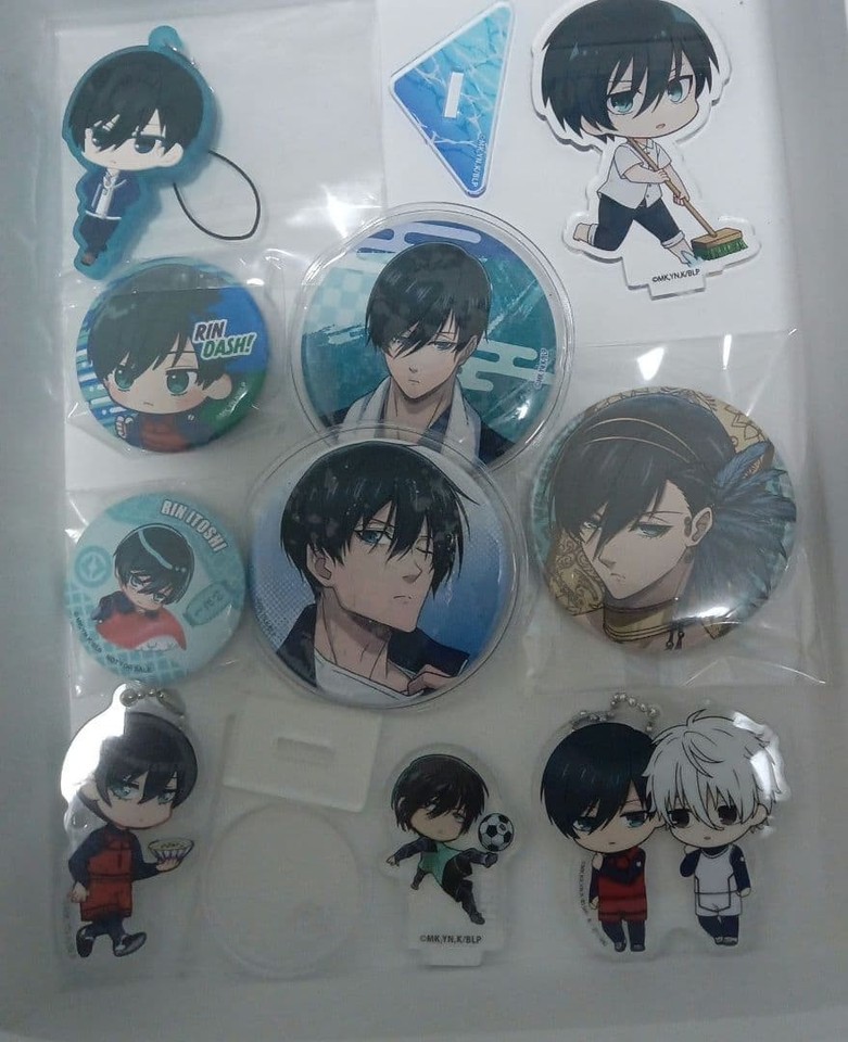 Blue Lock Itoshi Rin Lot | Clear File | Used | Great Condition | | eBay