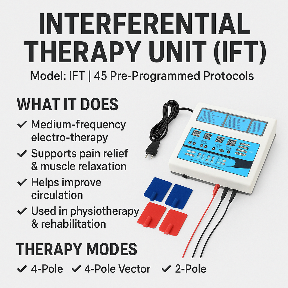New IFT Interferential Therapy Unit Multiple Physical Therapy Machine ...