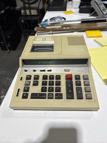 SHARP Compet CS-1181 Adding Machine Calculator & Printer Vintage MADE ...