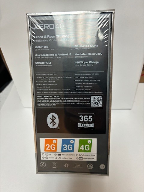 Infinix Zero 40 4G LTE X6860 MISTY AQUA 16GB+512GB | eBay