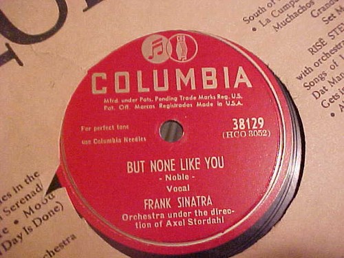 COLUMBIA 78 RPM # 31129 FRANK SINATRA WE JUST COULDN'T SAY GOOD-BYE | eBay
