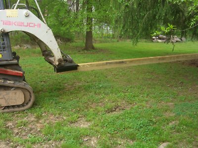 Kubota/skid steer/new holland attachment, pole setter /sapling ripper ...