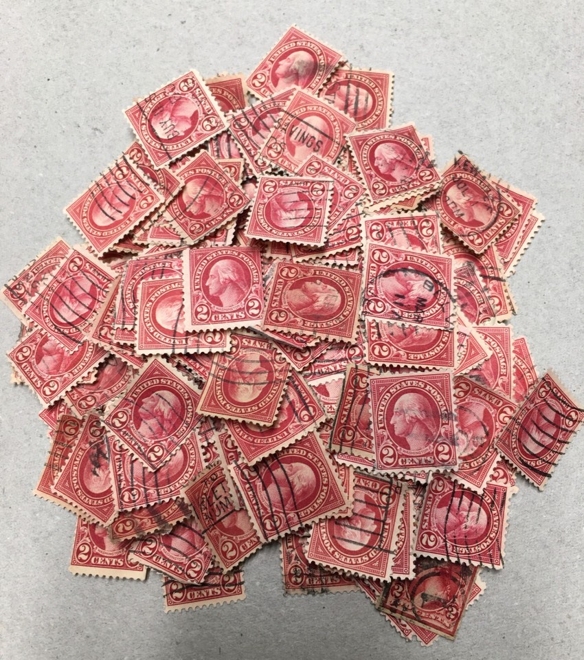 2 CENT 1928 RED GEORGE WASHINGTON POSTAGE STAMP | eBay