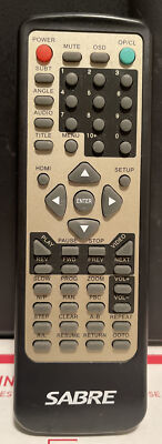 Sabre DVD Remote Control KM-268B DVH300BKA RTDVH300BKA OEM Genuine | eBay