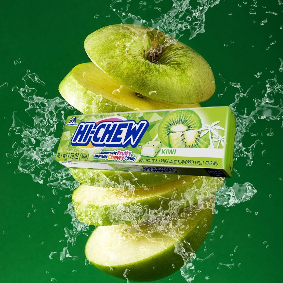 HI-CHEW Green Apple - Box of 15 Sticks, 1.76oz ea | Unique Fun Soft ...