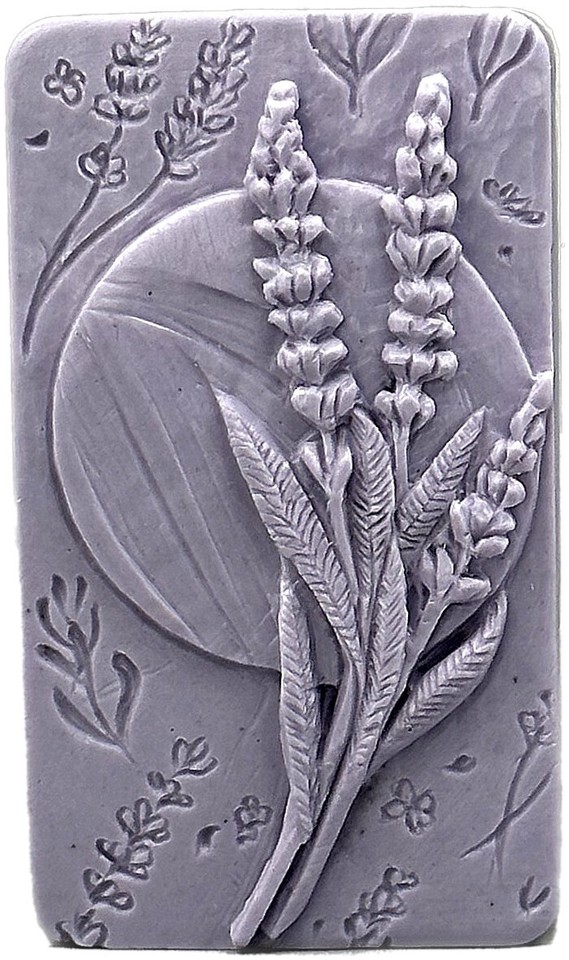 LAVENDER SILICONE MOLD for soap making and other crafts | eBay