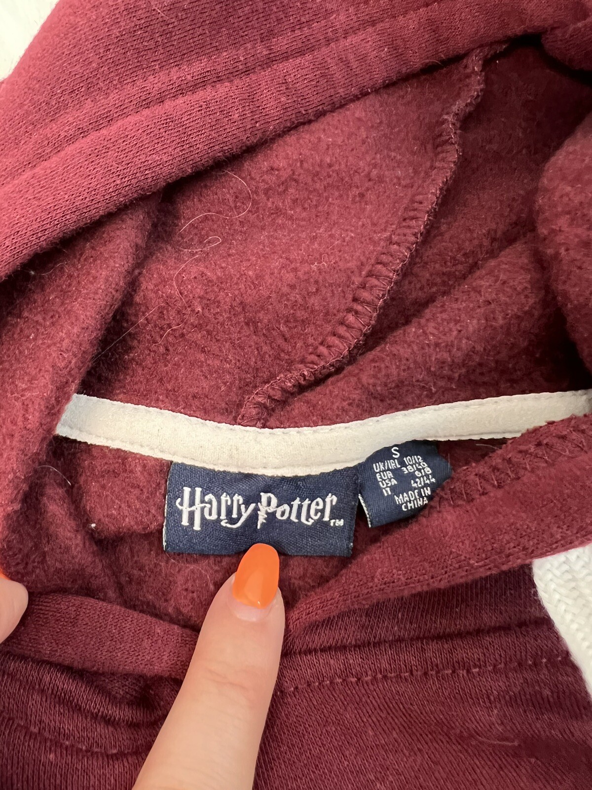 Harry Potter Maroon Gryffindor Hoodie - Gem