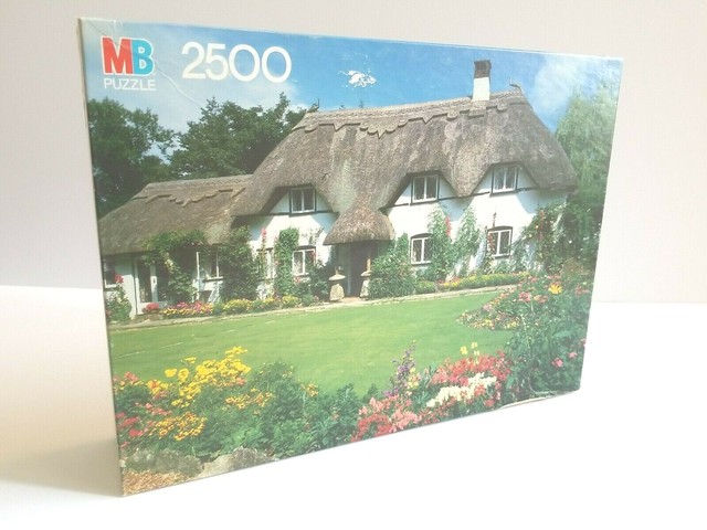 Vintage MB Milton Bradley Grand Jigsaw Puzzle 2500 Barn Woodstock VT SH ...