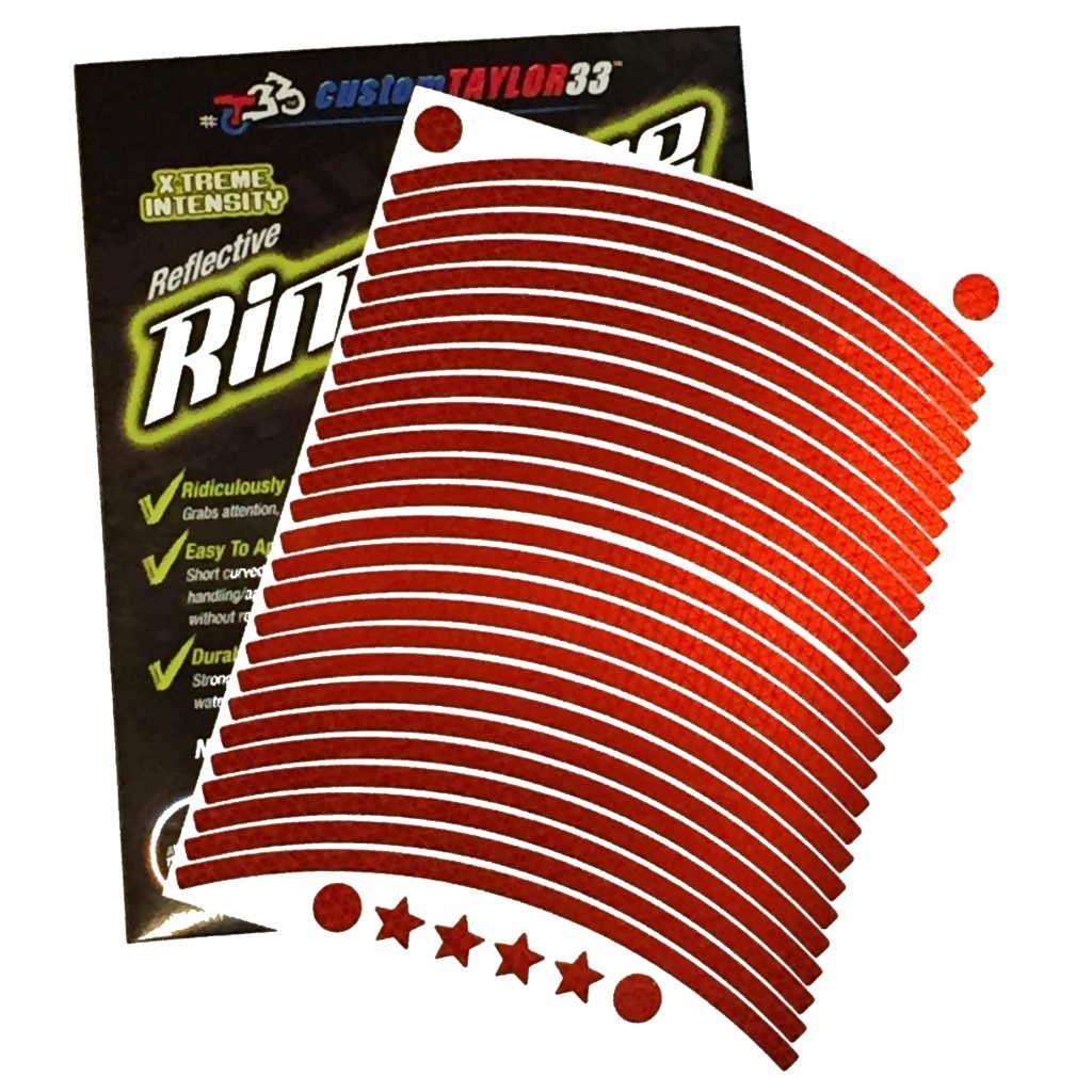 (All Vehicles Red High Intensity Grade Reflective Copyrighted Safety ...