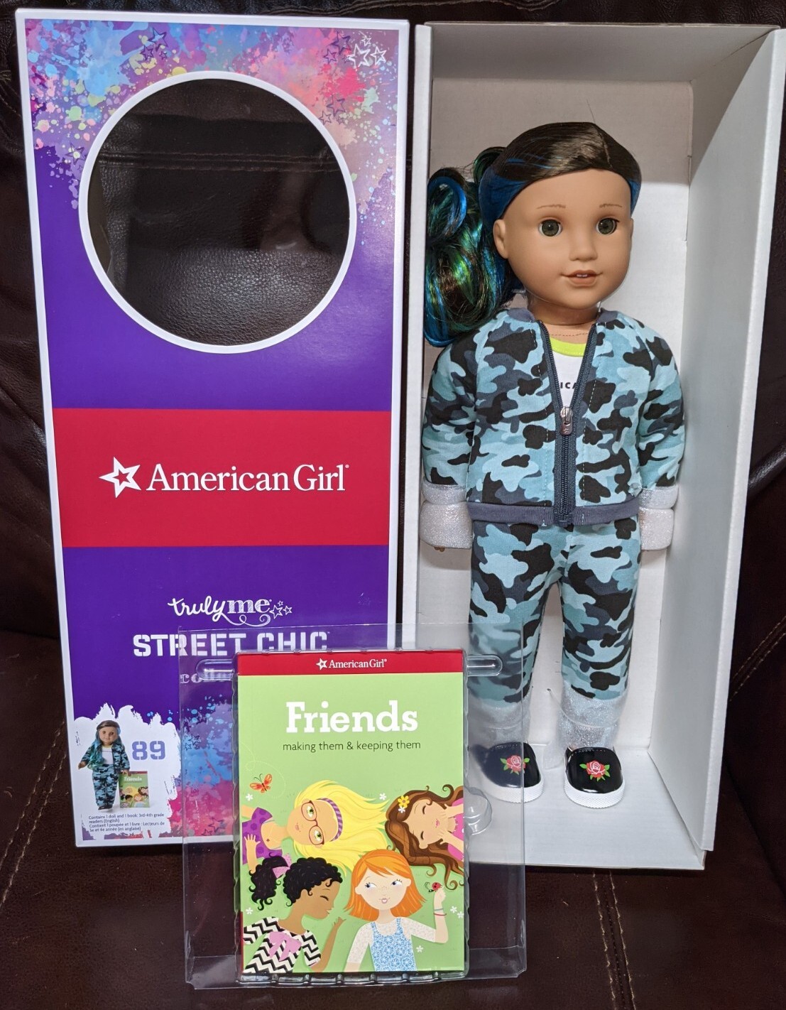 AMERICAN GIRL TRULY ME #89 CAMO STREET CHIC DOLL NEW IN BOX w/BOOK | eBay