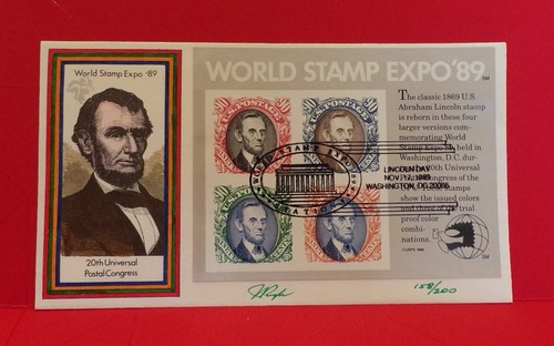 Stamps - World Stamp Expo '89, 20th Universal Postal Congress, 158 of ...