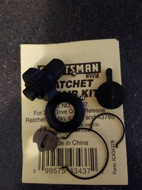 Craftsman Ratchet Repair Kit 43437 3/8" Drive for sale online | eBay