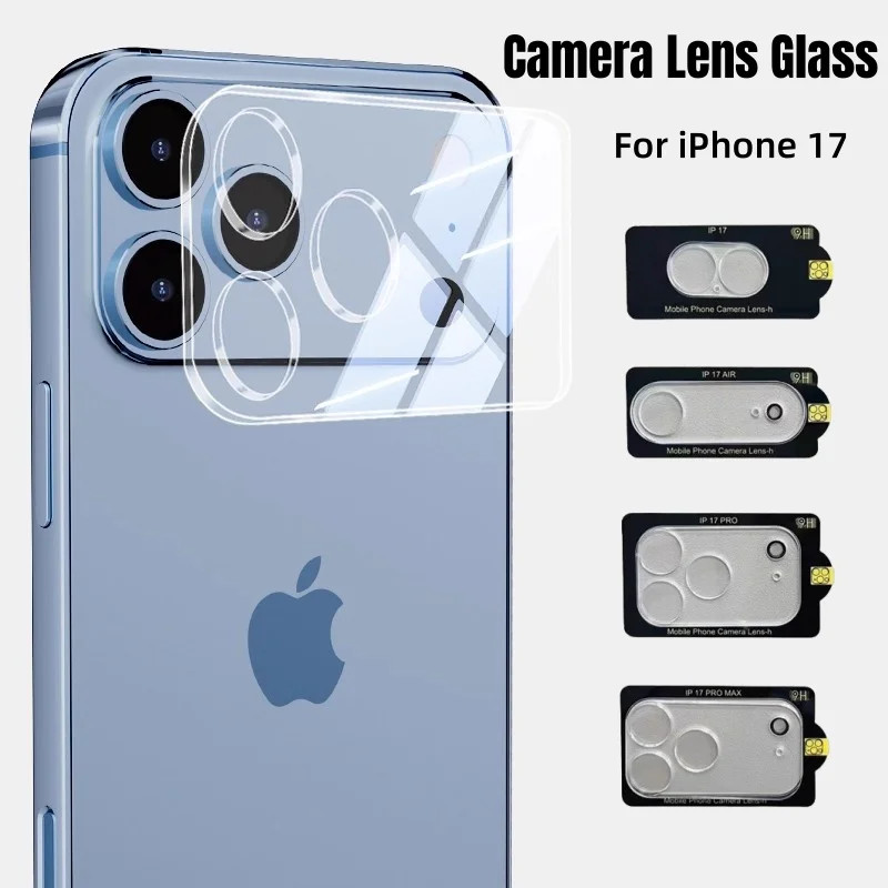 2PCS For Apple iPhone 17 Pro Max Air 17 Camera Lens Tempered Glass ...