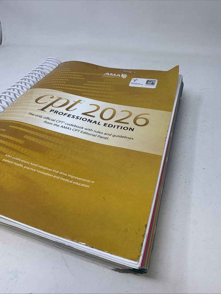 CPT Professional 2026 by American Medical Association (English) Spiral Book 9781640163225| eBay