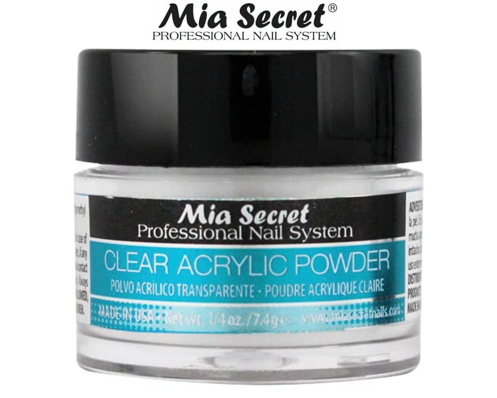 Mia Secret Clear Acrylic Powder True-clear Tone Non-yellowing - CHOOSE ...