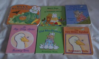 Set of 6 Rosemary Wells board books: Max & Ruby/Bunny Reads | eBay