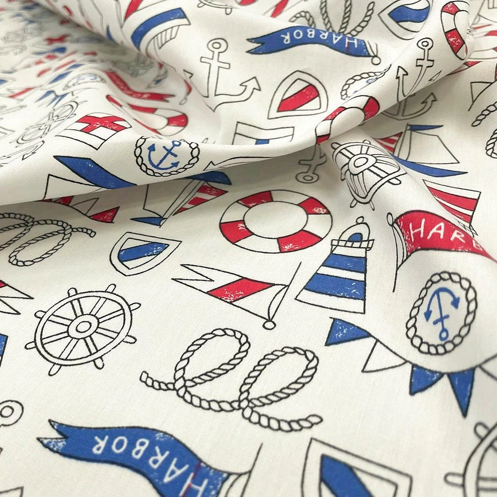 Nautical Print Fabric