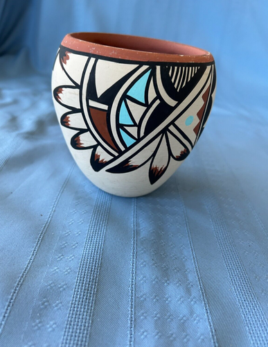 Native American Chinana Jemez Pot Pottery Hand Painted | eBay