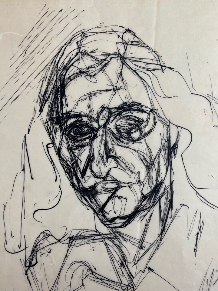 Jacques Villon/Gaston Duchamp (1875-1963) Signed Ink On Tracing Paper w ...