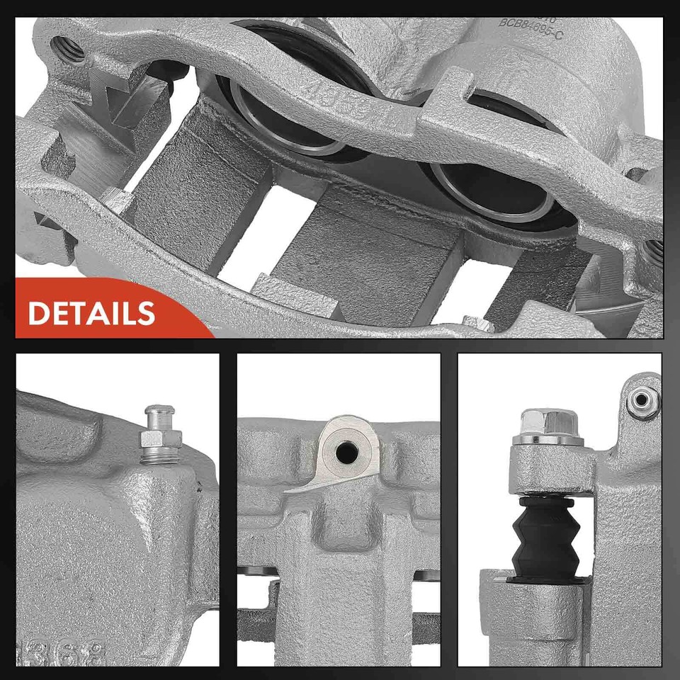 Pair Front Brake Caliper with Bracket for Chevrolet Blazer S10 GMC ...