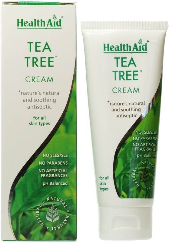 HEALTH AID TEA TREE CREAM NATURAL SOOTHING ANTISEPTIC - 75ML | eBay UK