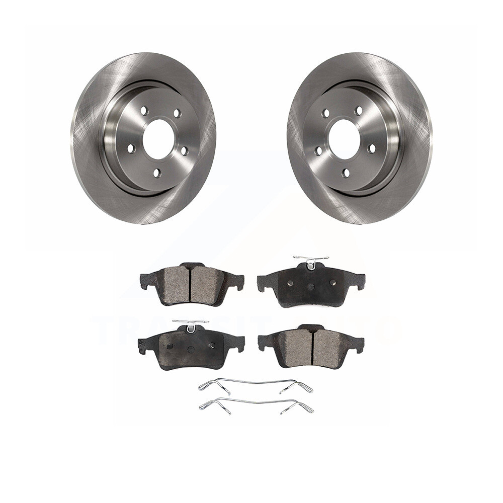 Rear Metalic Brake Pads & Rotors Kit for Volvo C30 C70 S40 V50 K8F ...