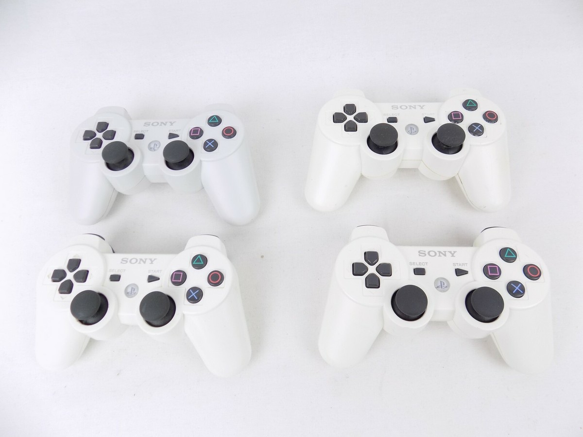 All White Ps3 Controller