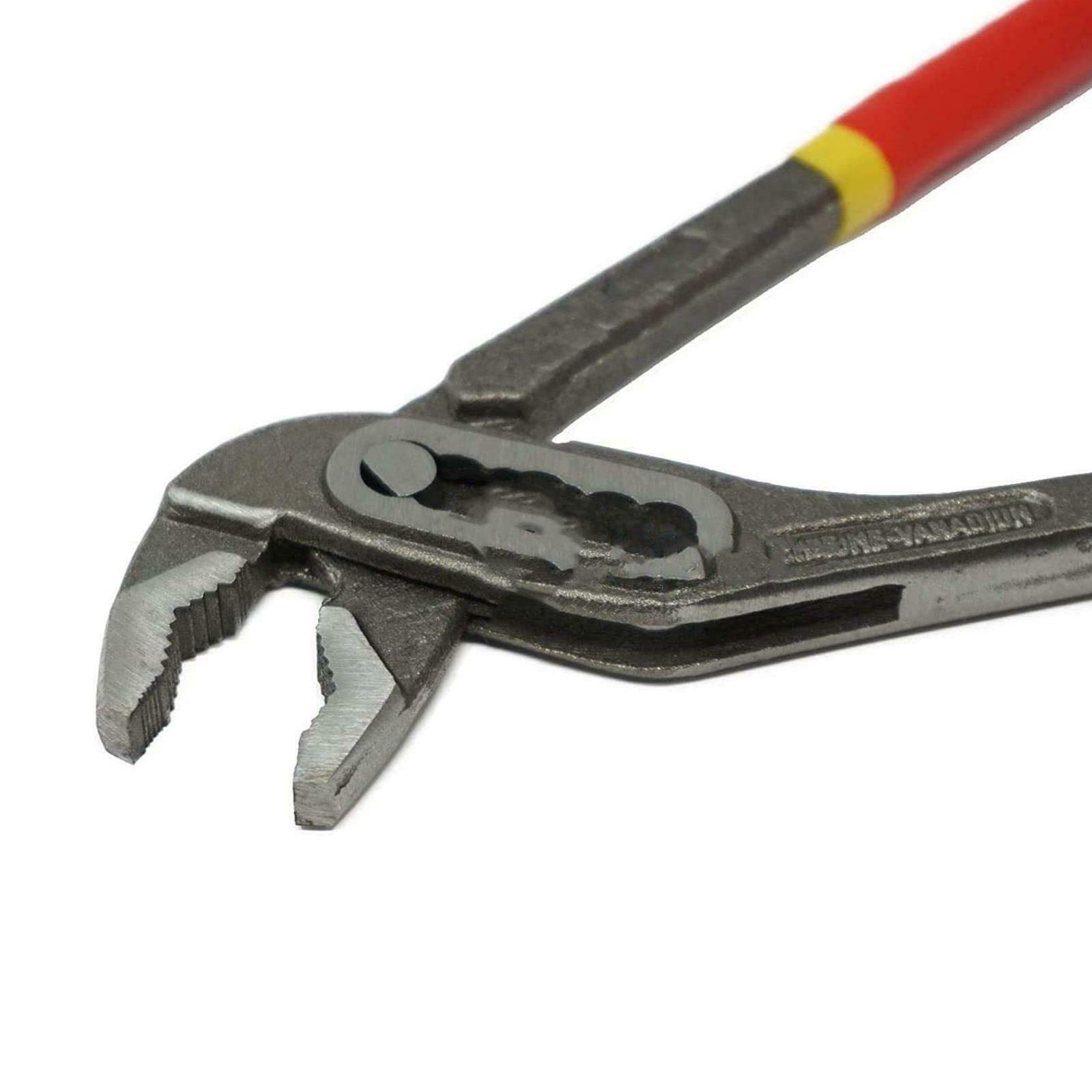Soft Grip Waterpump Pliers 10" Adjustable 250mm Pump Plier Plumbers ...
