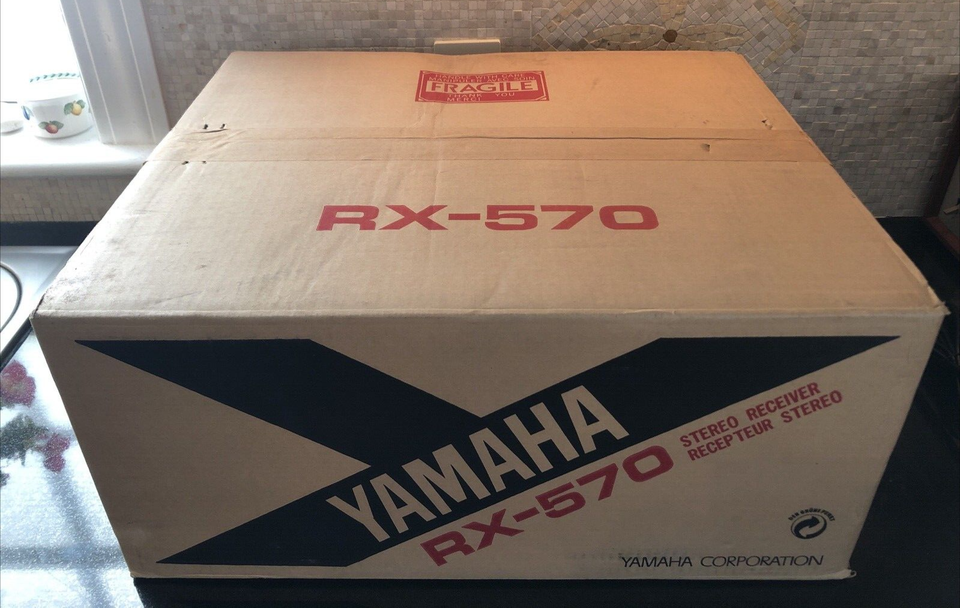 Yamaha RX-570 Stereo Receiver Tuner 2 Ch 160 WPC Remote Manual Sealed ...